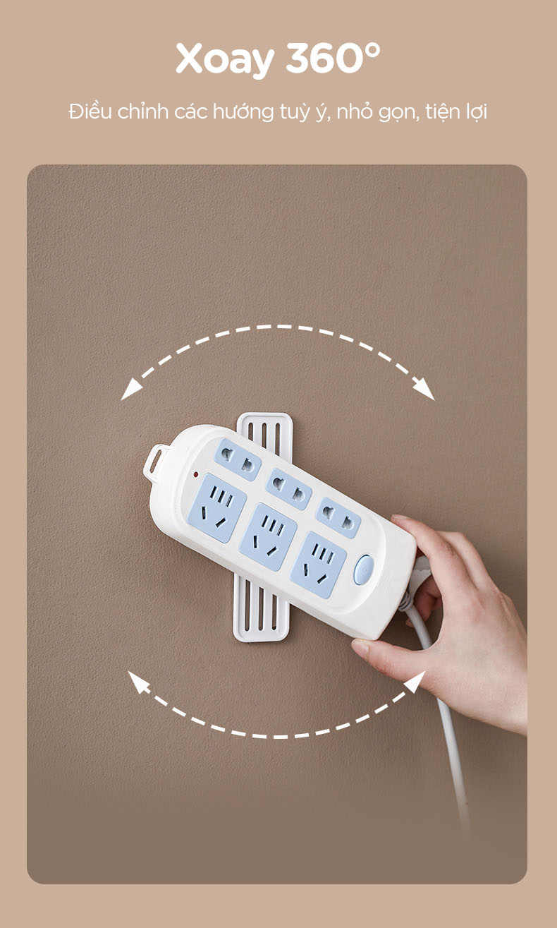 Giá đỡ ổ cắm điện xoay 360 độ FSLPS-442 – FaSoLa