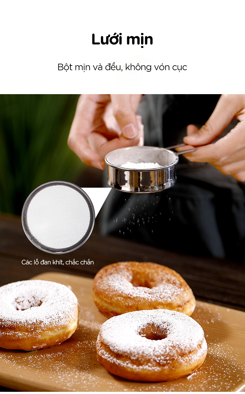 Rây lọc bột cacao, matcha, bột quế mini FSLDZ-484 – FaSoLa