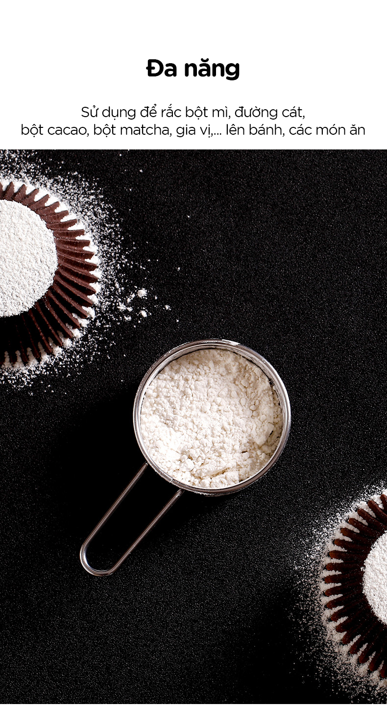 Rây lọc bột cacao, matcha, bột quế mini FSLDZ-484 – FaSoLa