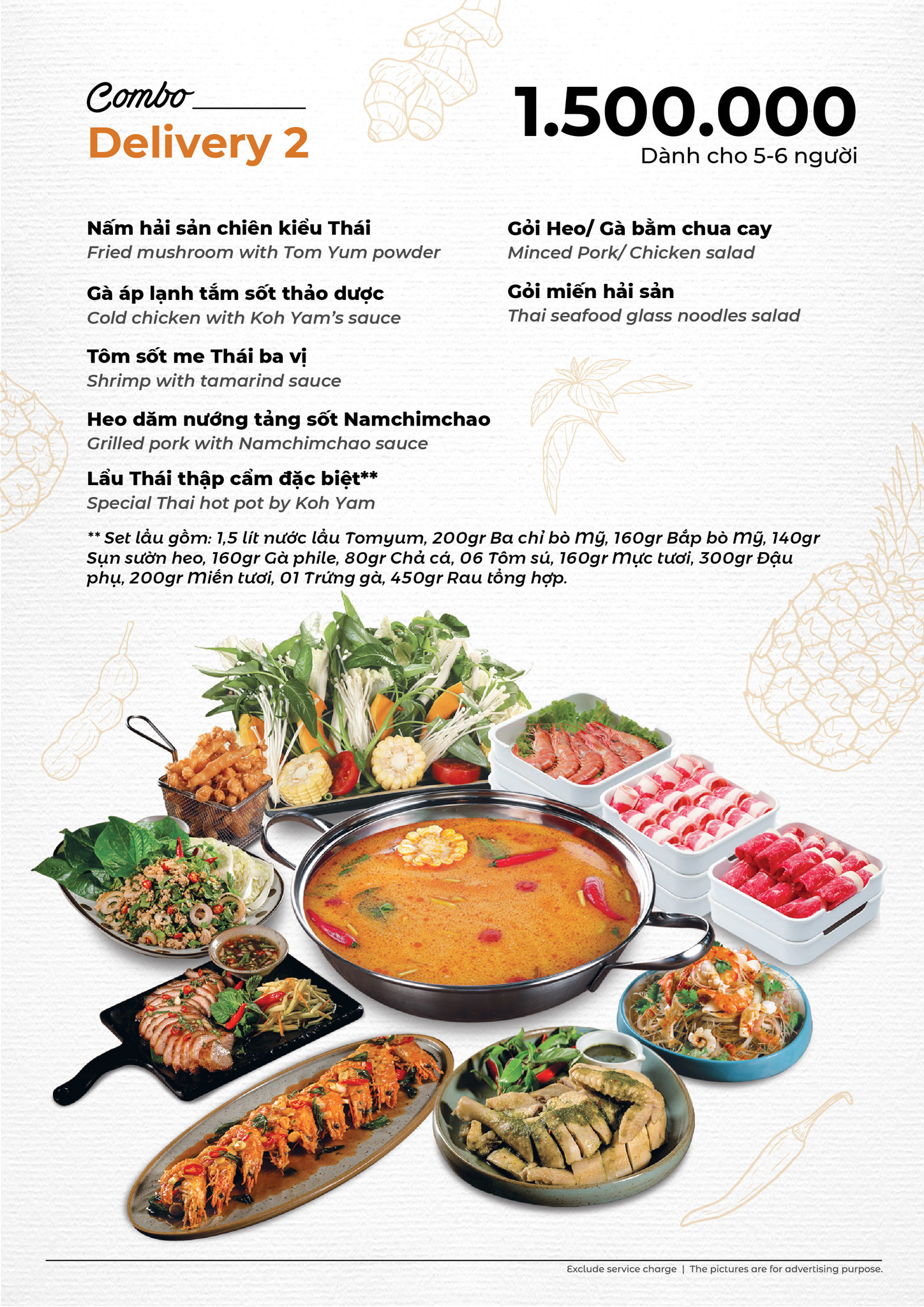 Menu – Bếp Thái Koh Yam