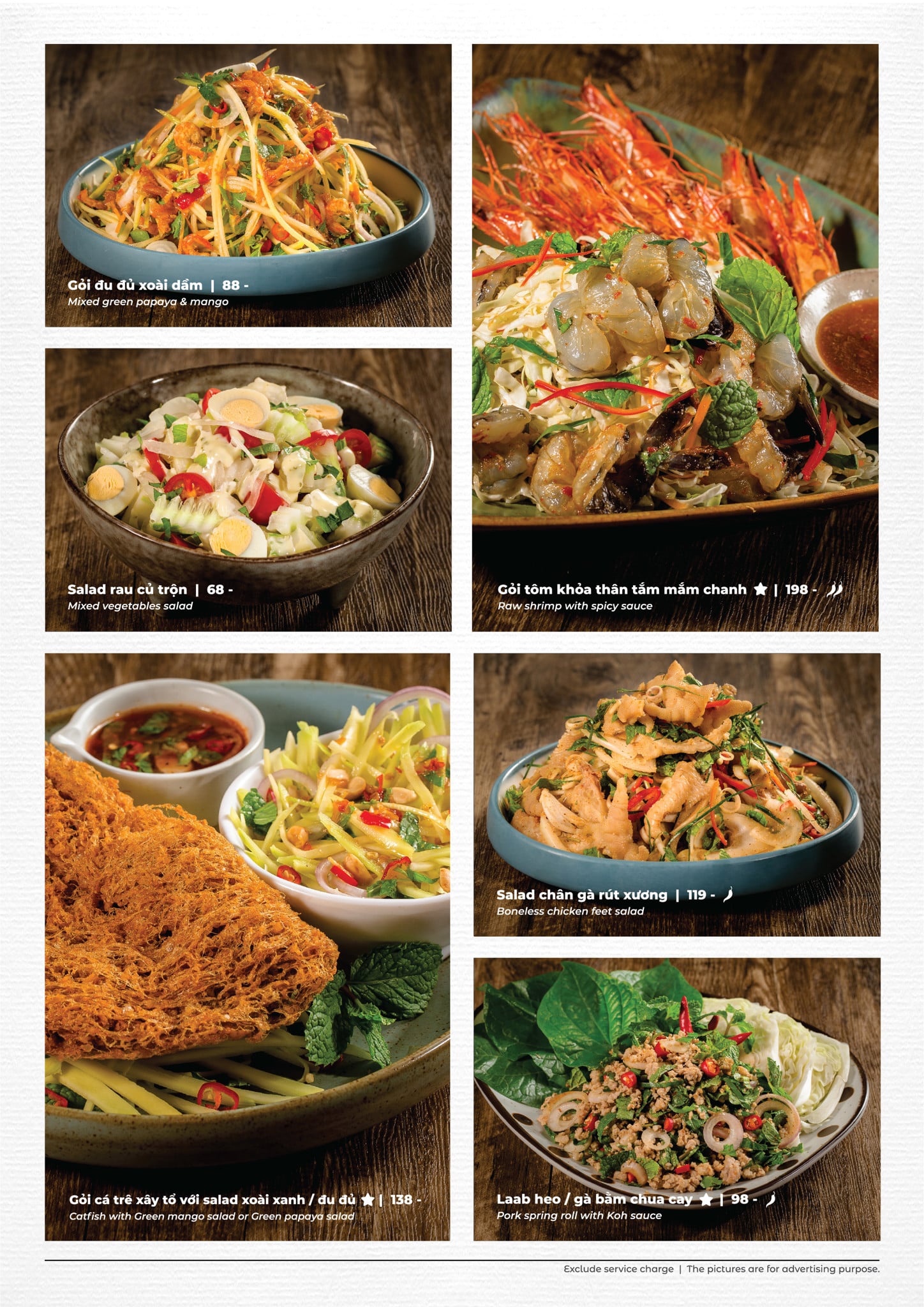Menu – Bếp Thái Koh Yam