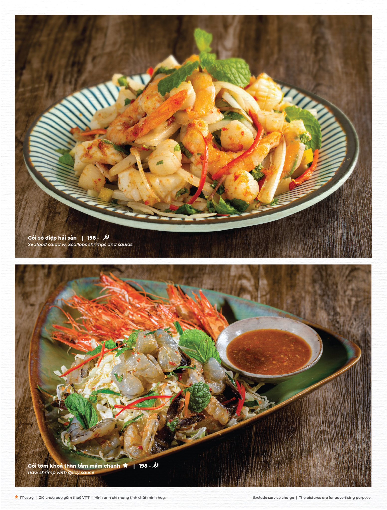 Menu gọi món – Bếp Thái Koh Yam