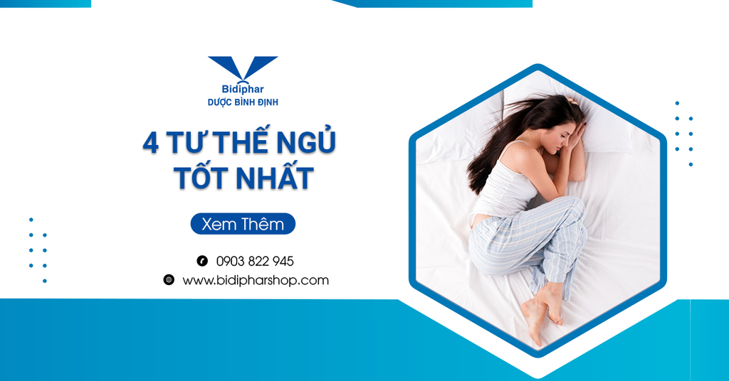 Gợi Ý 4 Tư Thế Ngủ Tốt Nhất Cho Người Hay Mất Ngủ – BIDIPHAR