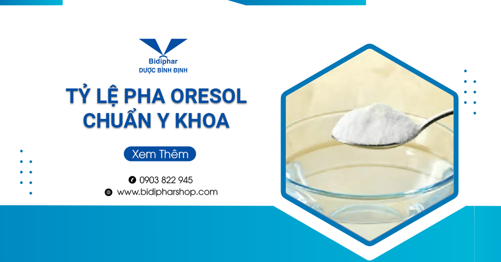 Tỷ Lệ Pha Oresol Chuẩn Y Khoa Và 5 Lưu Ý Khi Cho Bé Uống Oresol – BIDIPHAR