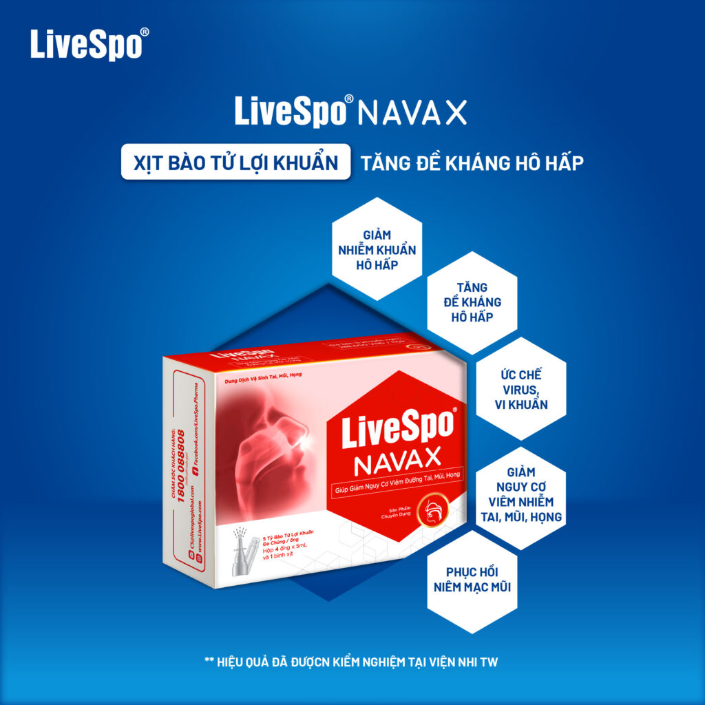 LiveSpo NAVAX: Giải pháp mới cải thiện đề kháng cho đường hô hấp ...