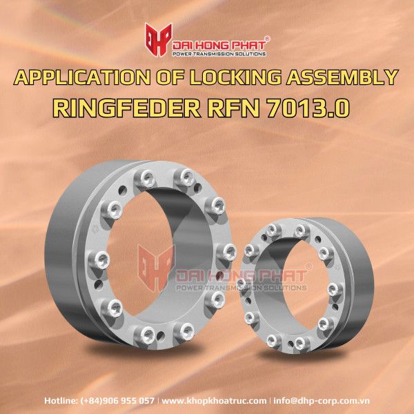 APPLICATION OF TAPER SHAFT LOCK RFN 7013.0 RINGFEDER GERMANY