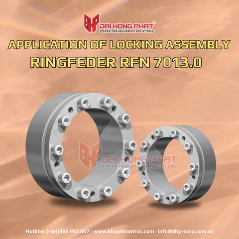 KHỚP KHÓA TRỤC RINGFEDER RFN 7012.2 ỨNG DỤNG TRONG XỬ LÝ VẬT LIỆU