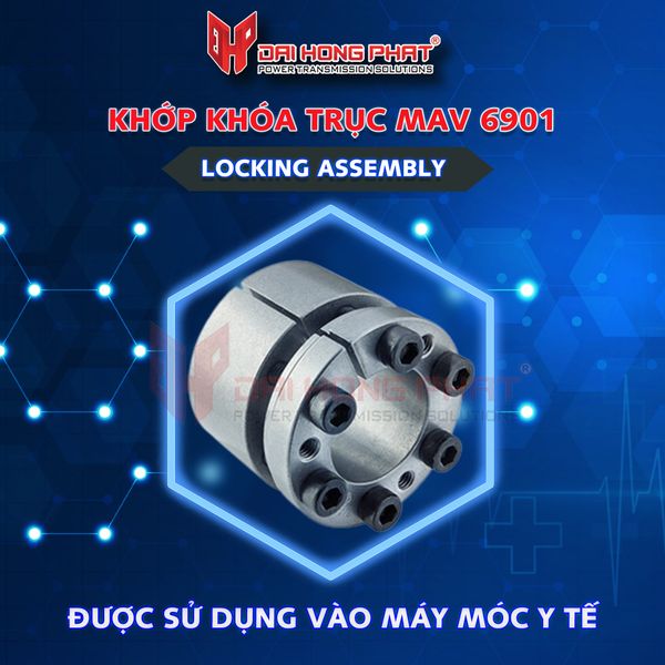 KHỚP KHÓA TRỤC MAV 6901 (LOCKING ASSEMBLY) SỬ DỤNG VÀO MÁY MÓC Y TẾ