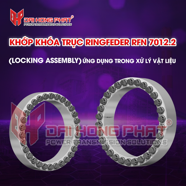 KHỚP KHÓA TRỤC RINGFEDER RFN 7012.2 ỨNG DỤNG TRONG XỬ LÝ VẬT LIỆU