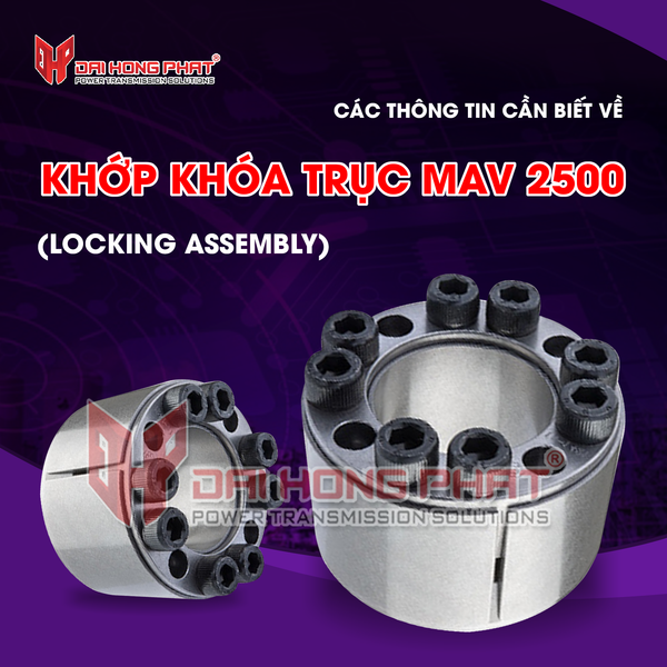 CÁC THÔNG TIN CẦN BIẾT VỀ KHỚP KHÓA TRỤC MAV 2500 (LOCKING ASSEMBLY)