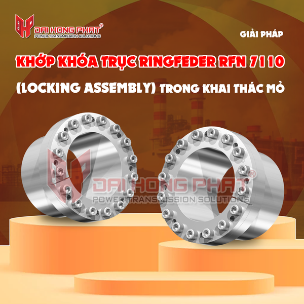GIẢI PHÁP KHỚP KHÓA TRỤC RINGFEDER RFN 7110 TRONG KHAI THÁC MỎ