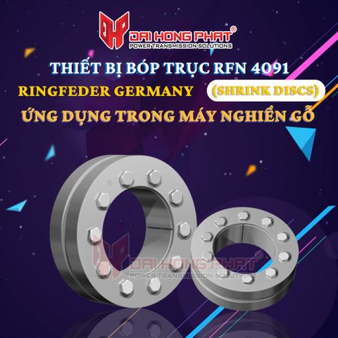 Ứng dụng khớp khóa trục Ringfeder (Germany)