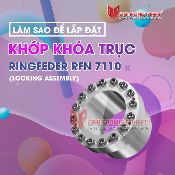 LÀM SAO ĐỂ LẮP ĐẶT KHỚP KHÓA TRỤC RINGFEDER RFN 7110(LOCKING ASSEMBLY)