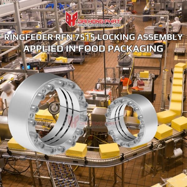 RINGFEDER RFN 7515 LOCKING ASSEMBLY APPLIED IN FOOD PACKAGING