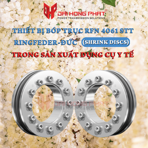 THIẾT BỊ BÓP TRỤC RINGFEDER RFN 4073 ỨNG DỤNG TRONG SẢN XUẤT XI MĂNG