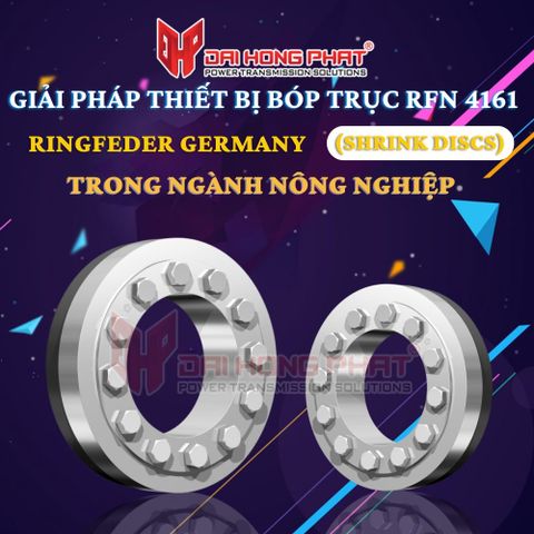 THIẾT BỊ BÓP TRỤC RINGFEDER RFN 4073 TRONG CẦN TRỤC VÀ VẬN THĂNG