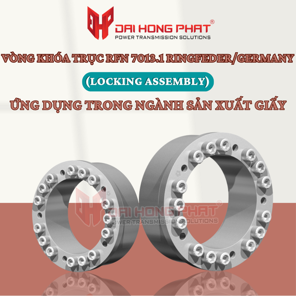 VÒNG KHÓA TRỤC RFN 7013.1 RINGFEDER-GERMANY (LOCKING ASSEMBLY) ỨNG DỤN
