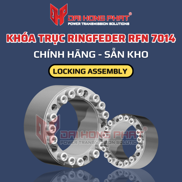 KHÓA TRỤC RINGFEDER RFN 7014 (LOCKING ASSEMBLY) CHÍNH HÃNG, SẴN KHO