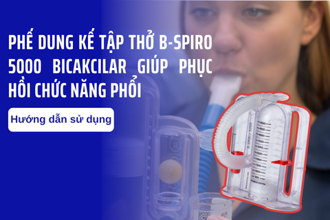 Hướng dẫn sử dụng phế dung kế tập thở B-SPIRO 5000 Bicakcilar – Merinco