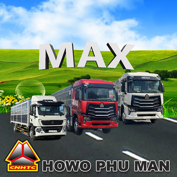 Giá Xe Tải Howo Max Nhập khẩu 2024 Howo Phú Mẫn