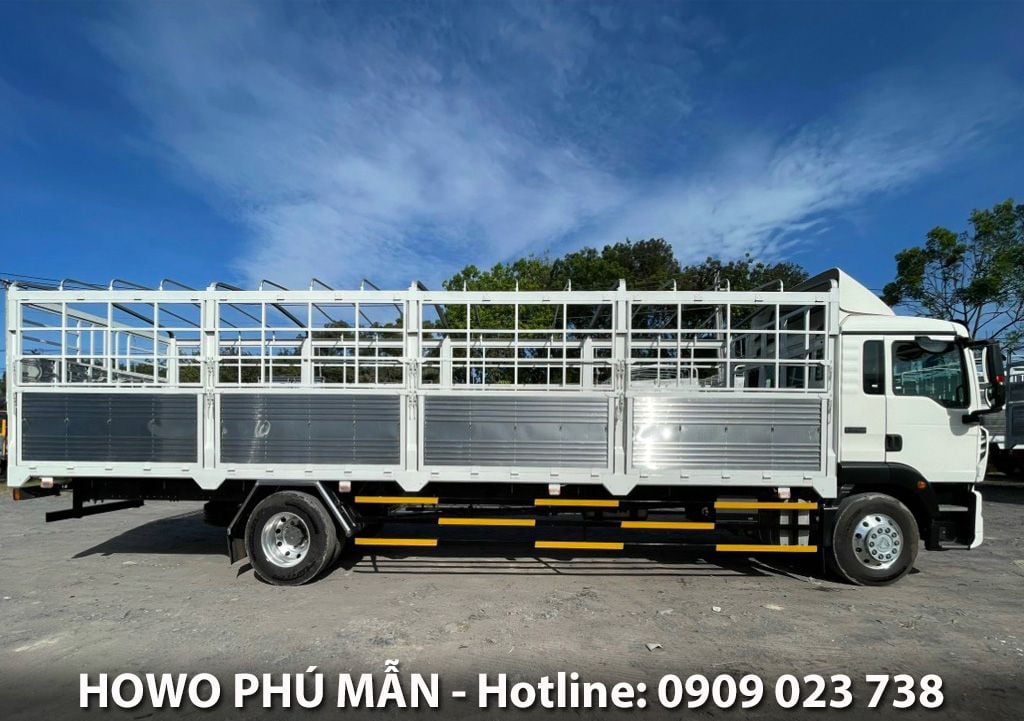 XE TẢI HOWO 2 CHÂN 8.6 TẤN THÙNG DÀI 9M9 Howo Phú Mẫn
