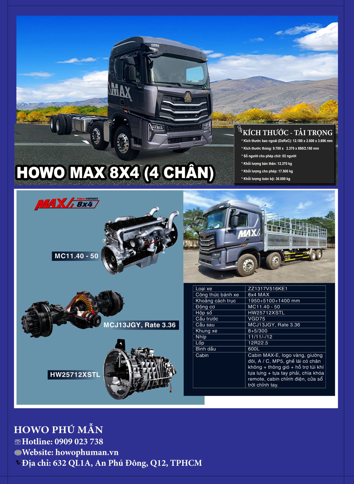 HOWO MAX SINOTRUK PHÚ MẪN Howo Phú Mẫn