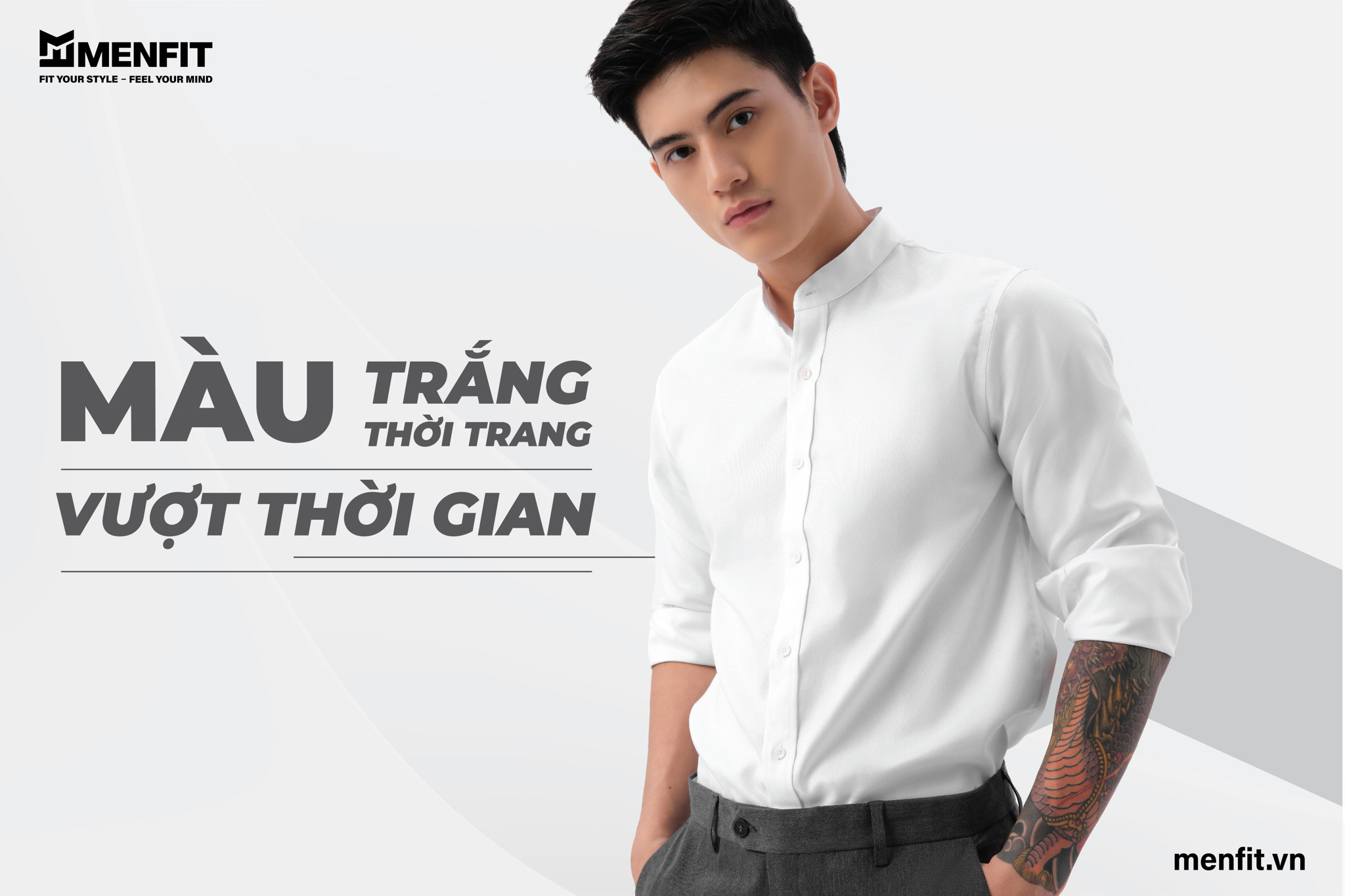 MÀU TRẮNG - MÀU THỜI TRANG VƯỢT THỜI GIAN – MENFIT