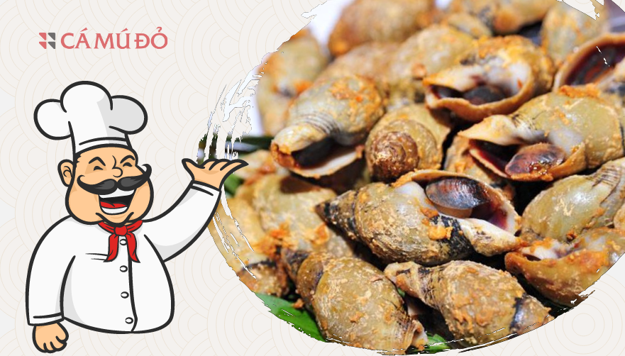 Công thức làm ốc cà na rang muối ngon, đậm vị