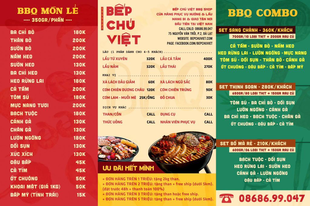 MENU BẾP CHÚ VIỆT – bepchuviet