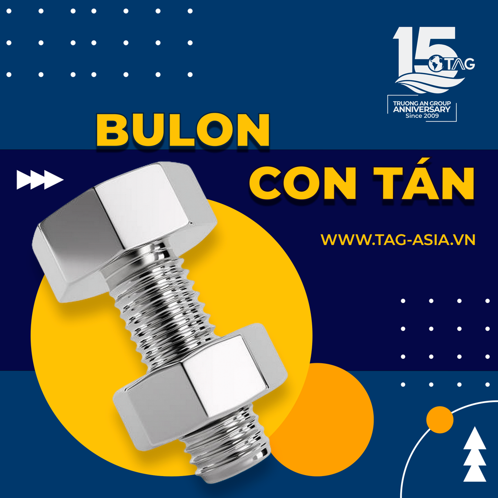 Bulon con tán: Kết nối mọi thứ vững chắc
