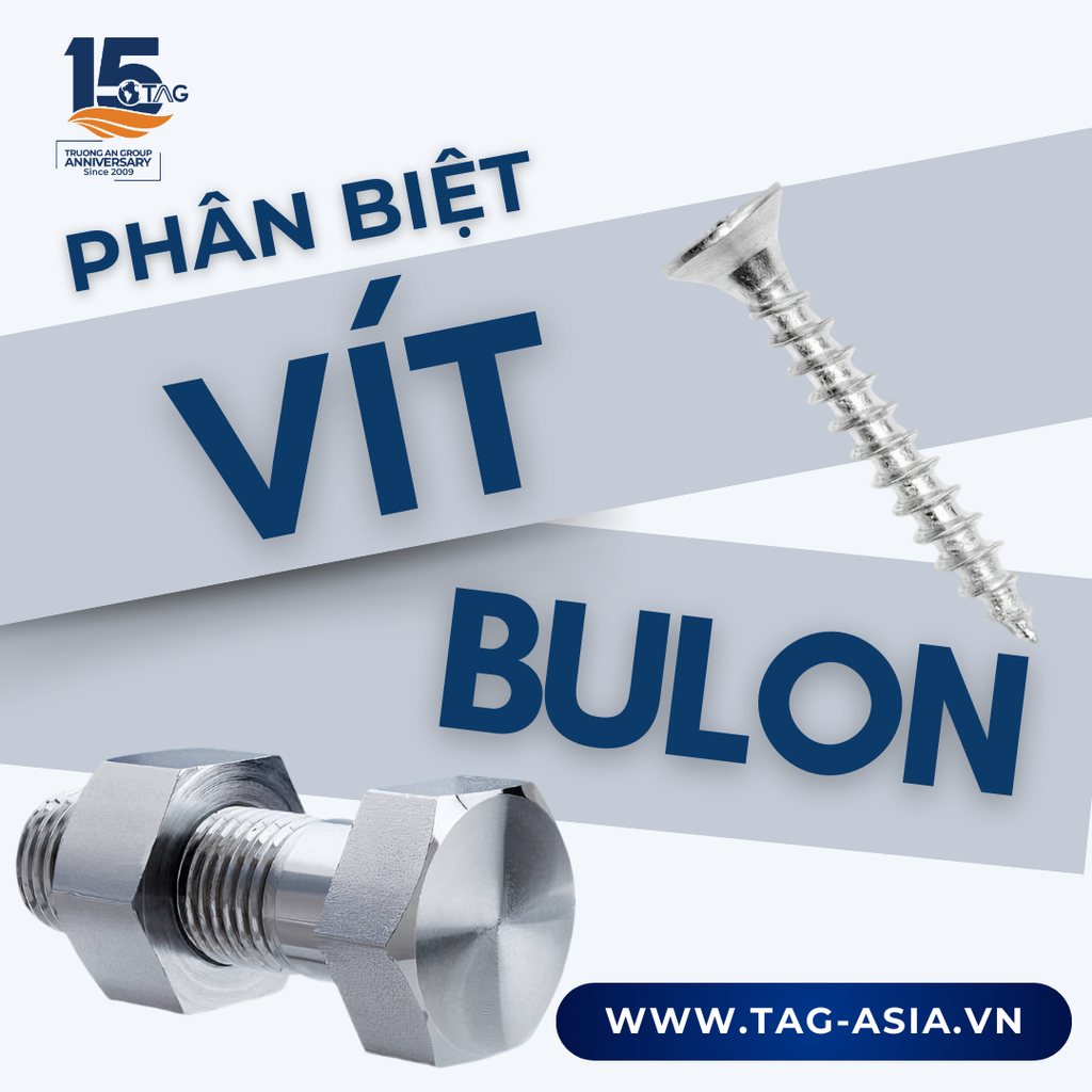 Phân Biệt Bulon Và Vít - Lựa Chọn Phù Hợp