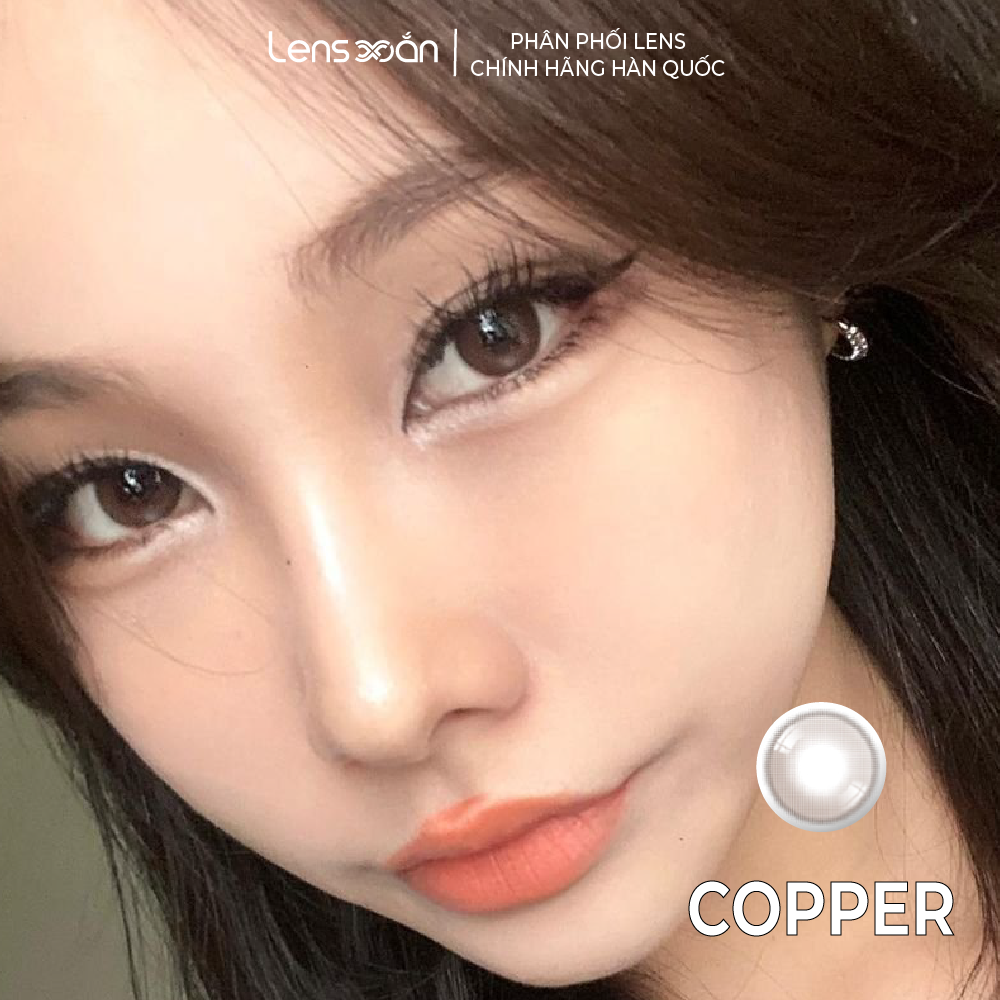 Kính áp tròng Teear Copper hãng MYFiPN - Nâu đồng thần thái cuốn hút