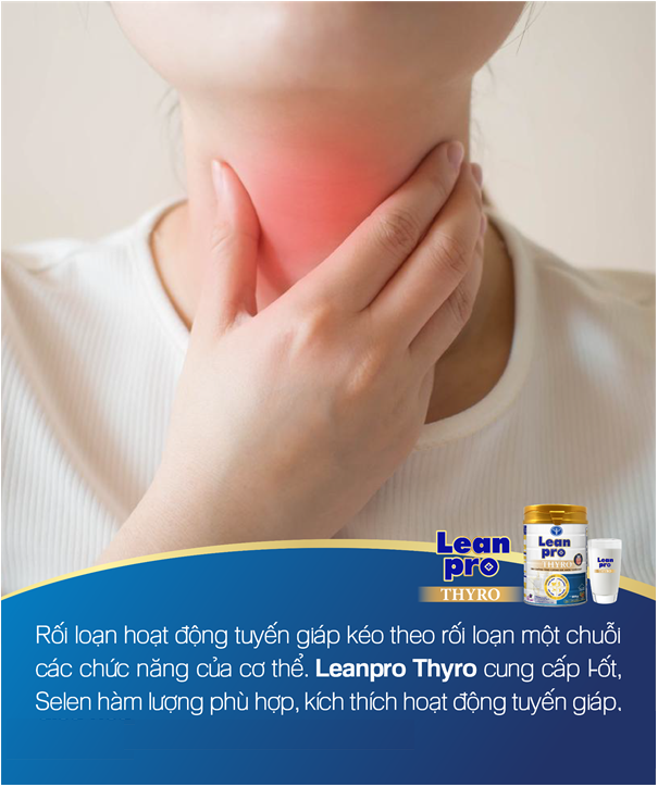 Leanpro Thyro - Dinh dưỡng y học chuyên biệt tăng cường sức khỏe tuyến