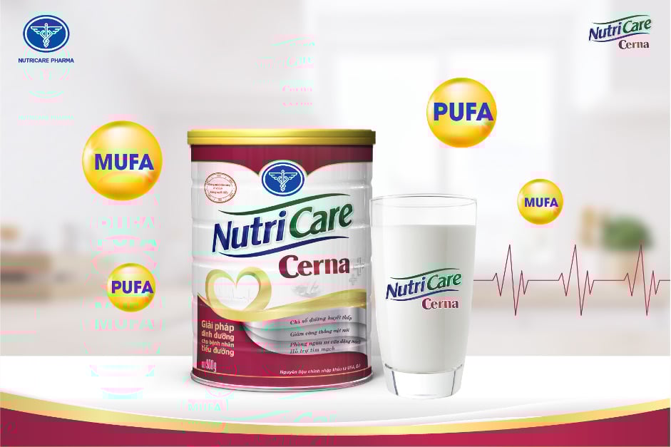Sữa Nutricare Cerna: Dinh dưỡng chuyên biệt cho bệnh nhân tiểu đường – Dinh dưỡng y học