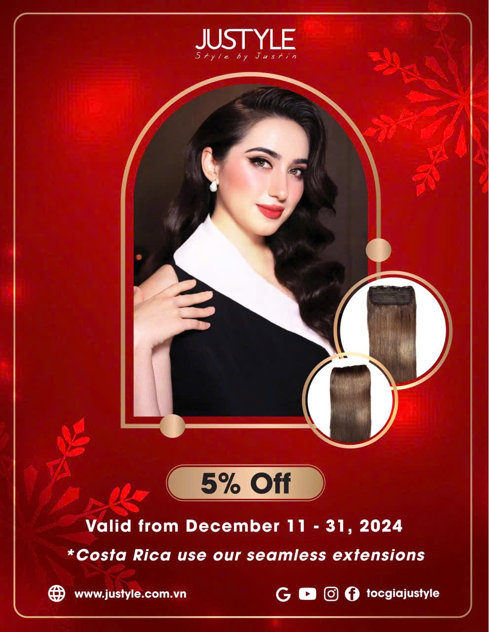 JUSTYLE Wig | Sales Promotion For December 2024 – Tóc Giả JUSTYLE