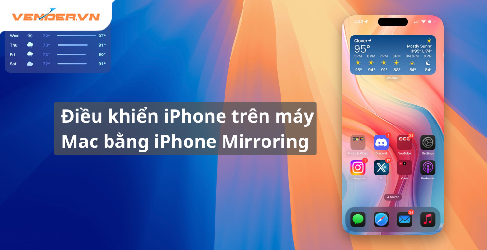 Cách sử dụng iPhone Mirroring trên iOS 18 – Vender