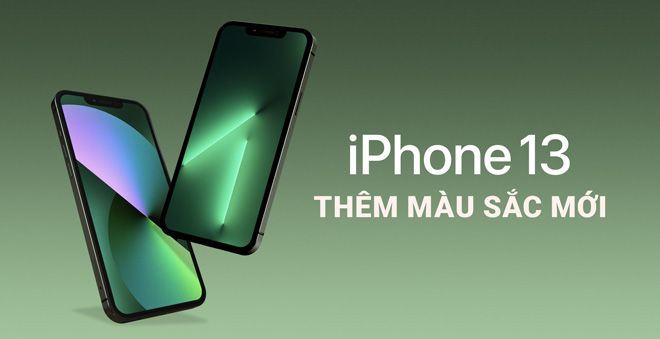 iPhone 13 series ra mắt màu sắc mới, mở bán từ ngày 18/3 – Vender