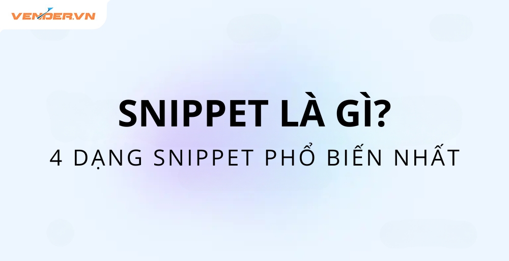 Snippet Là Gì? 4 Dạng Snippet Phổ Biến Nhất Mà Bạn Cần Phải Biết – Vender