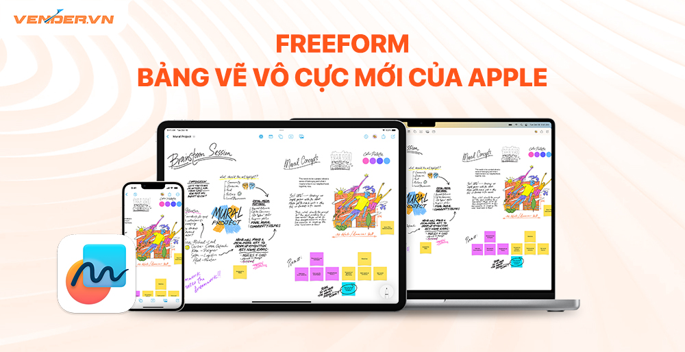 Ứng dụng take note Freeform mới trên iPhone, iPad làm việc nhiều người ...