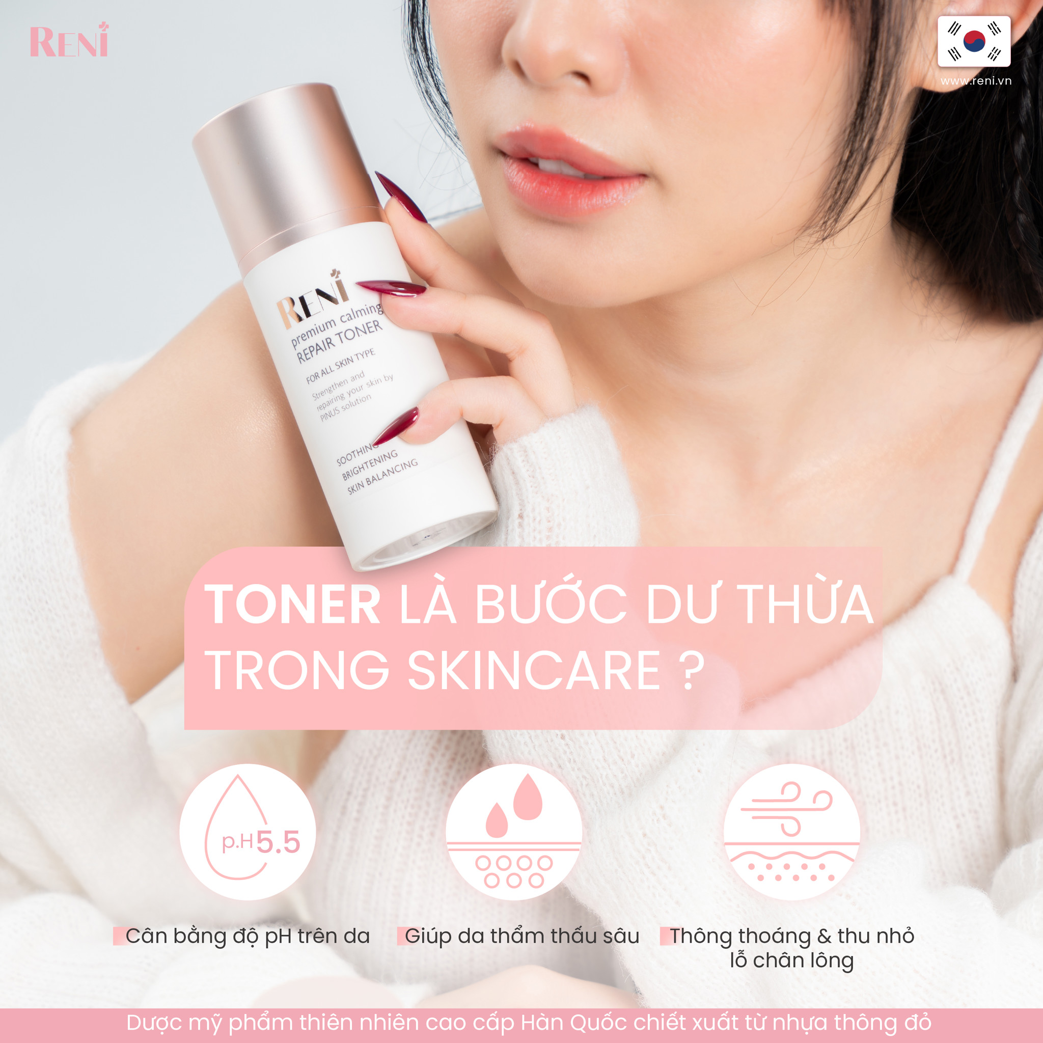 TOP TONER RENI TỐT NHẤT ĐƯỢC DƯỢC SĨ KHUYÊN DÙNG – Reni Cosmetics
