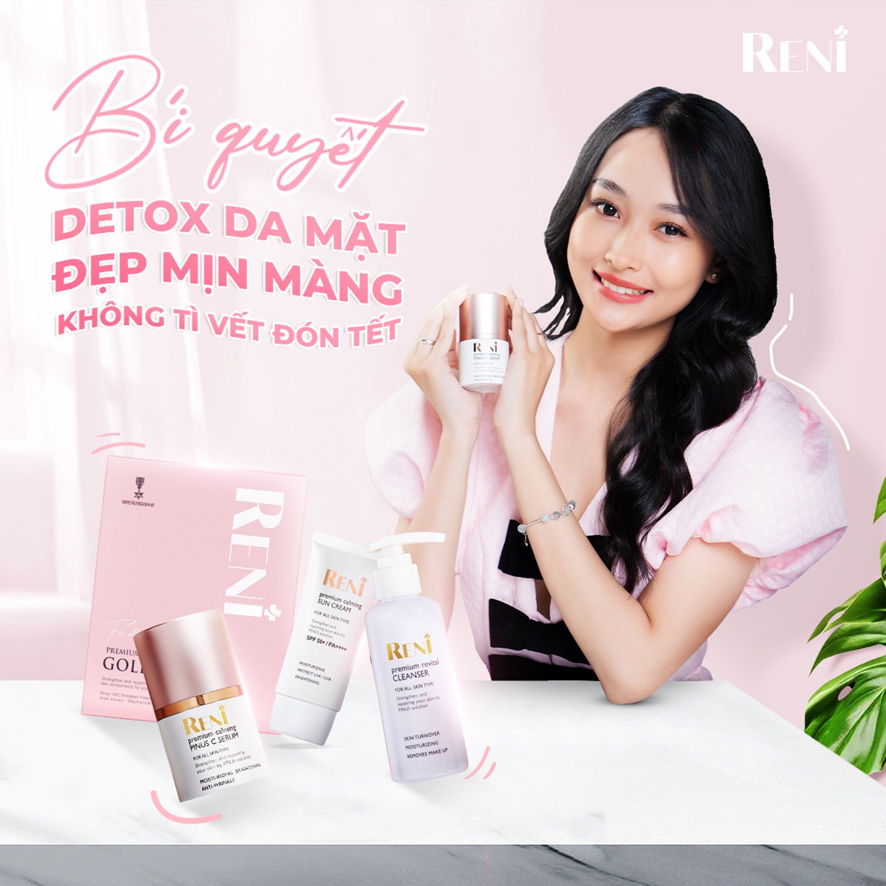 BÍ QUYẾT DETOX DA MẶT ĐẸP MỊN MÀNG KHÔNG TÌ VẾT ĐÓN TẾT – Reni Cosmetics