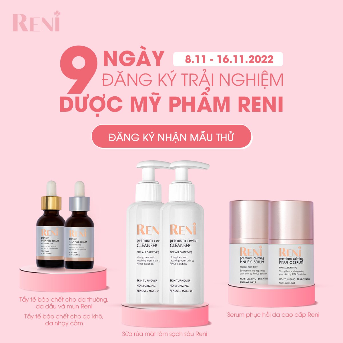 ĐĂNG KÝ NHẬN MẪU THỬ RENI – Reni Cosmetics