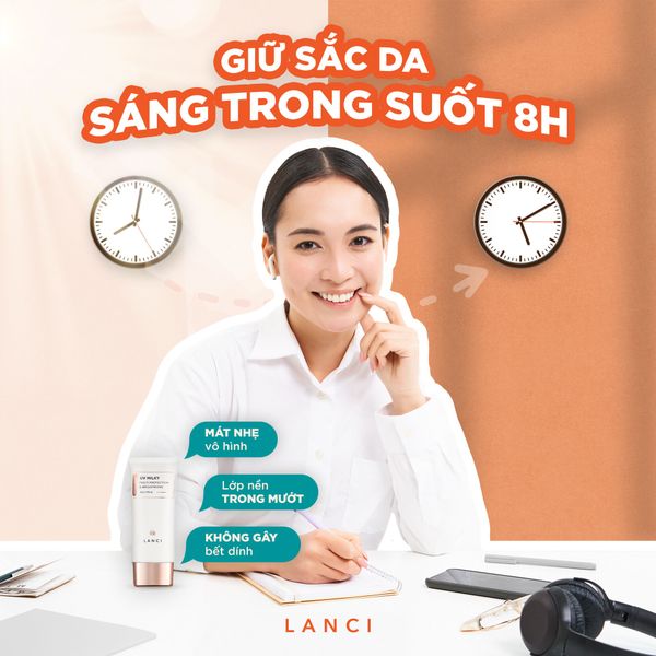 GIỮ SẮC DA SÁNG TRONG SUỐT 8H
