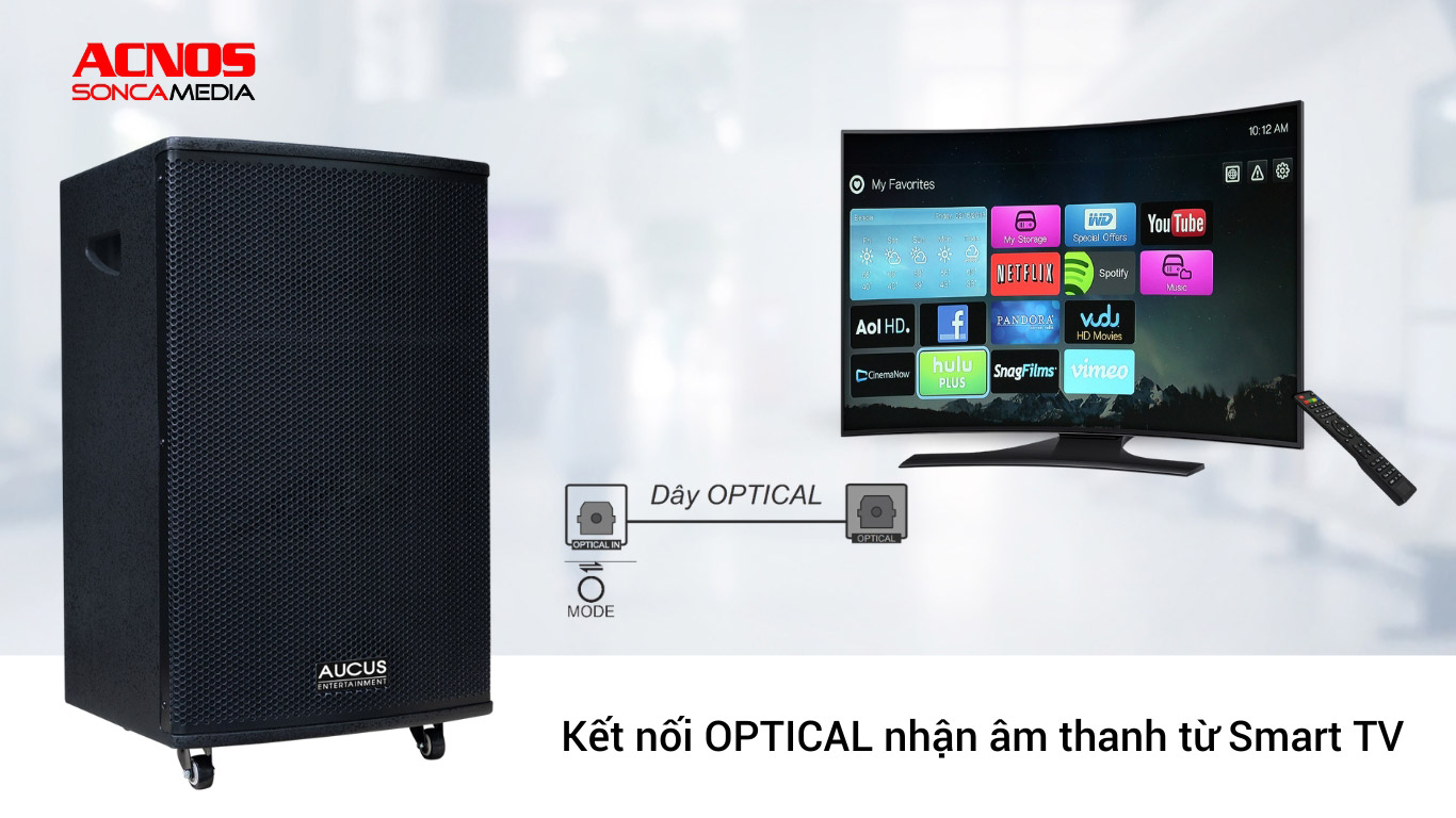 Dàn Karaoke Di Động ACNOS AUCUS AK800 – ACNOS - Soncamedia