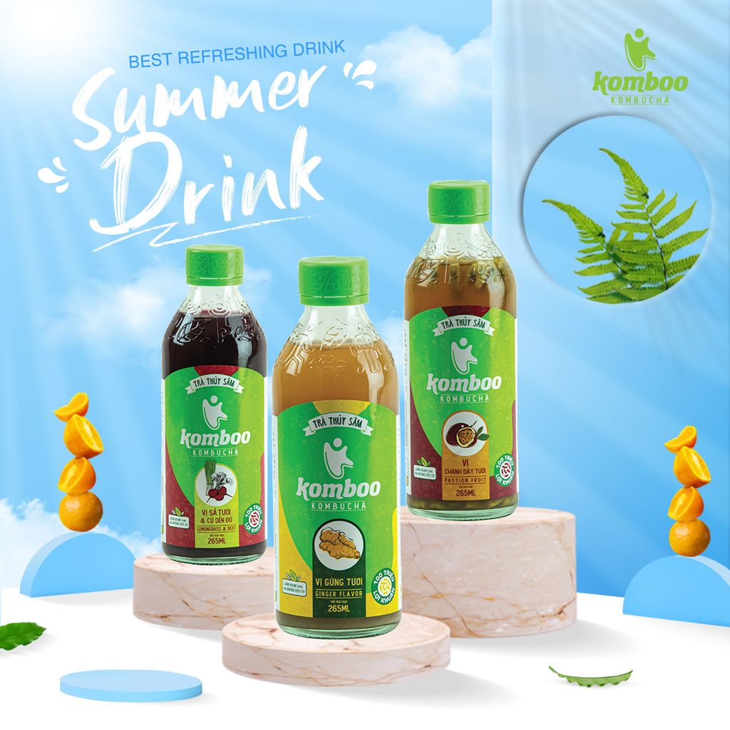 Komboo Kombucha - Trà Kombucha giá bao nhiêu, mua ở đâu? – Trà thủy sâm Komboo