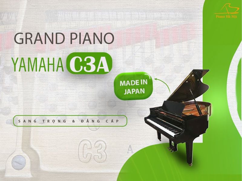 Đánh Giá Chi Tiết Grand Piano Yamaha C3A Cao Cấp – Sự Lựa Chọn Tuyệt V – Piano Hà Nội