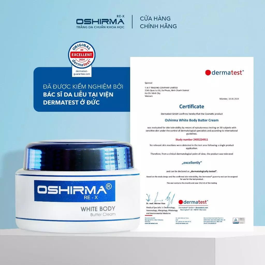 Kem dưỡng thể trắng da Oshirma có tốt không? 5 lí do khiến chị em tin ...
