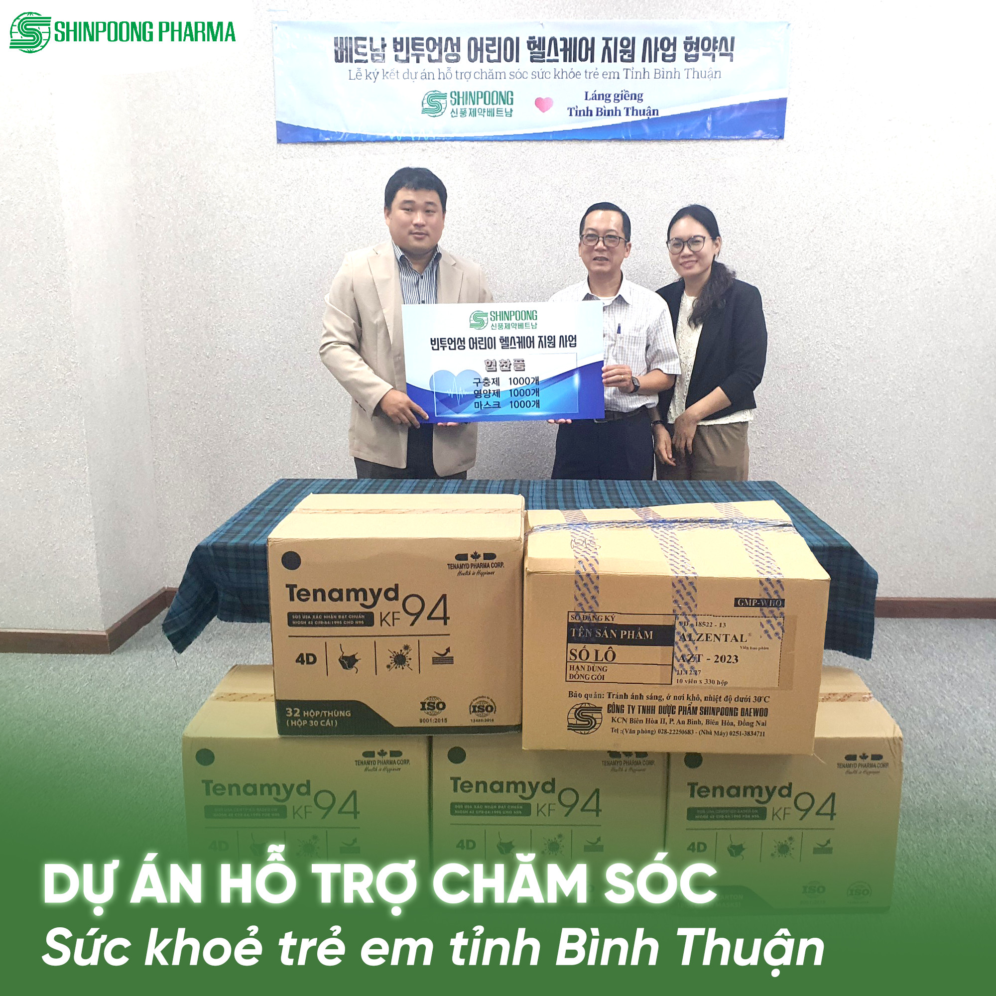 SHINPOONG PHARMA THỰC HIỆN DỰ ÁN HỖ TRỢ CHĂM SÓC SỨC KHỎE TRẺ EM T ...