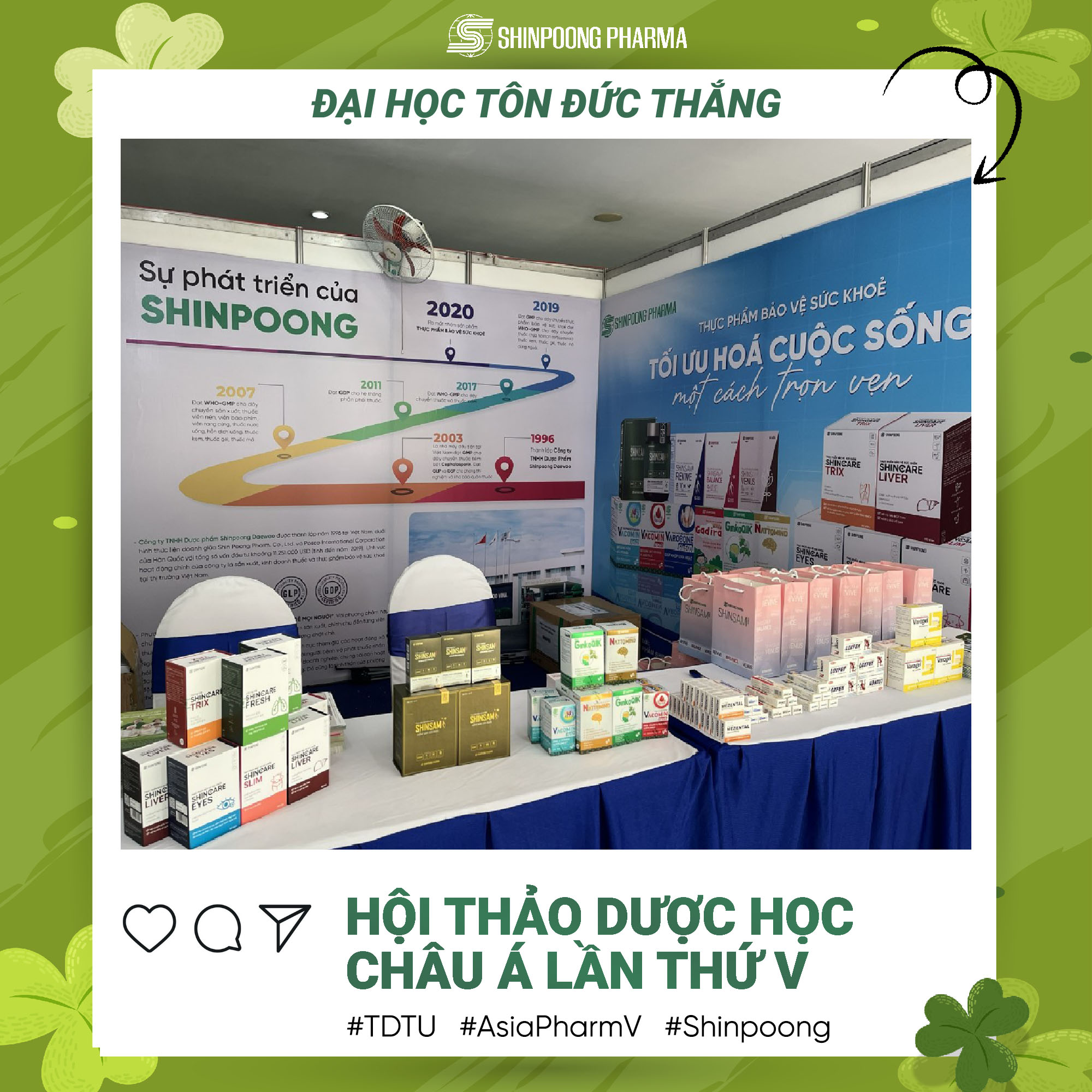 SHINPOONG PHARMA TÀI TRỢ GIAN HÀNG GIỚI THIỆU SẢN PHẨM TẠI HỘI THẢO DƯ ...