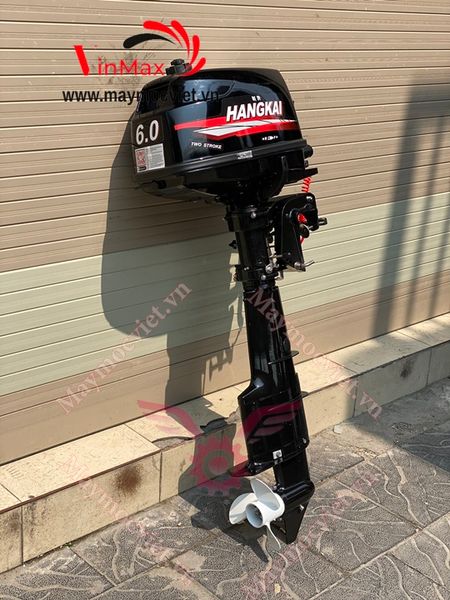 Mô tả và lưu ý sử dụng động cơ chạy thuyền Hangkai 2 thì 6.0hp – Vinmax- maymocviet.vn